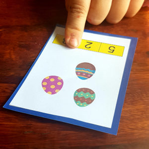 Cartes de dénombrement - Spécial Pâques pour les Maternelles