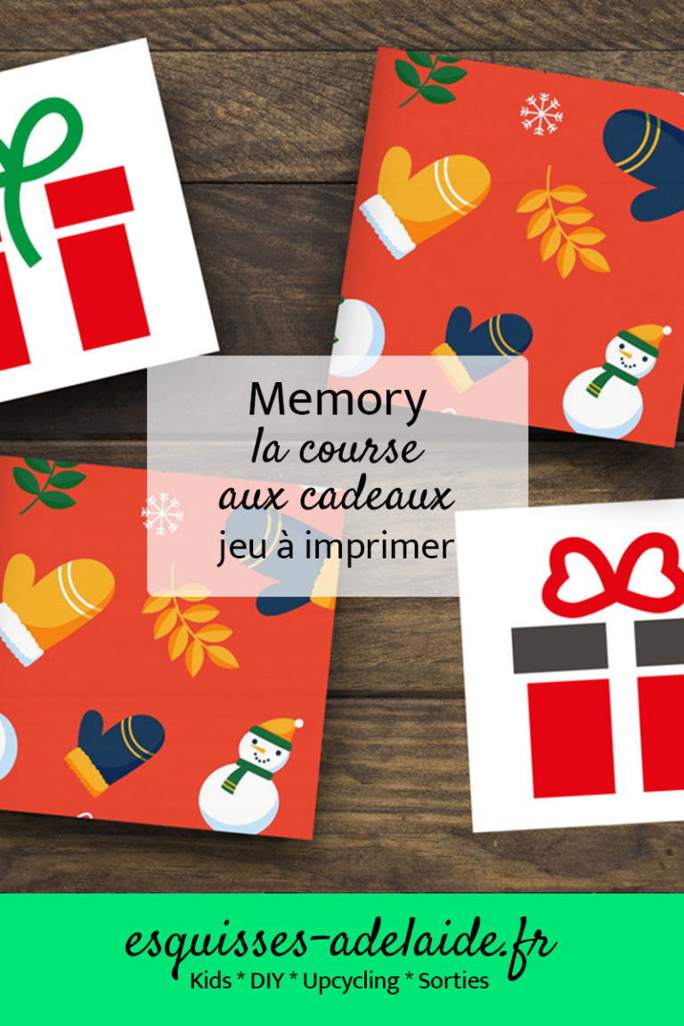 Jeu Noël à imprimer : La course aux cadeaux