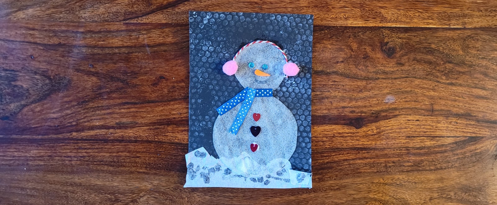 Collage & recup : Bonhomme de neige